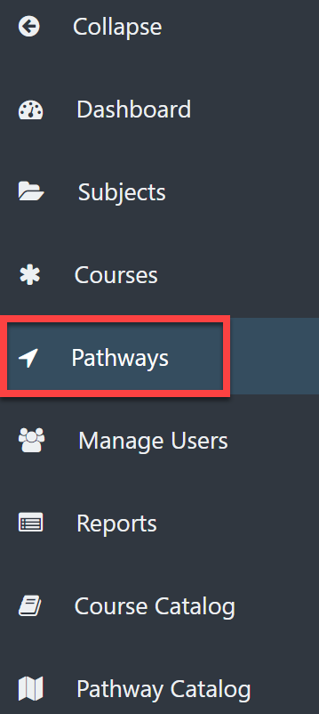 Edit Pathway Requirements